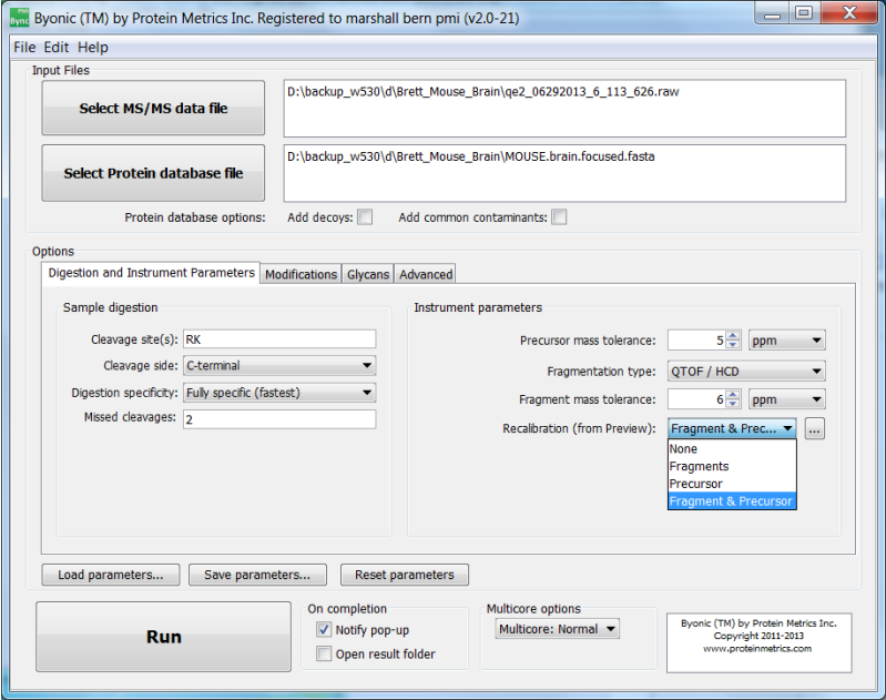 Byonic: Mass Tolerance Settings – Protein Metrics Byonic: Mass Tolerance Settings – Protein Metrics