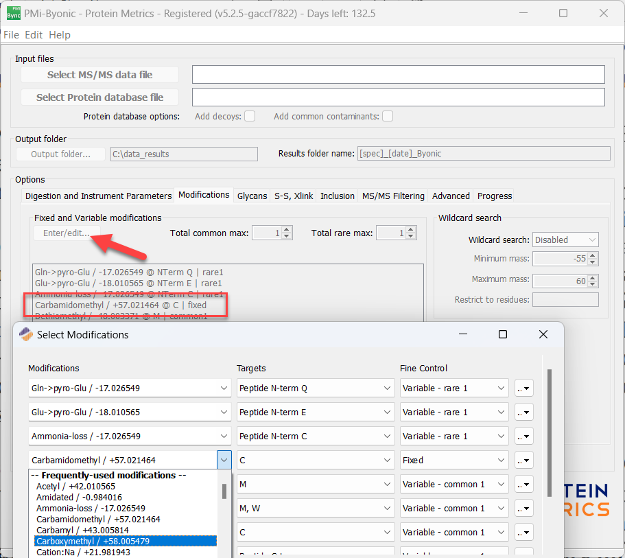 Alternative Byonic Parameter Files for Byos De Novo Sequencing ...
