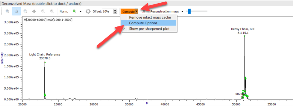 Using Multiple Deconvolution Parameters In The Same Project Protein 6262