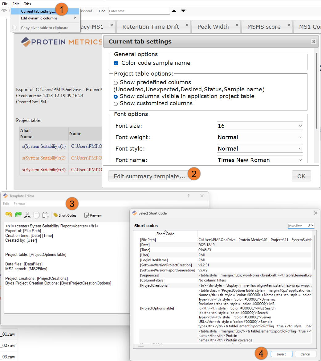 System Suitability Reports in Byos and Dashboards for Monitoring Instrument Performance in ...