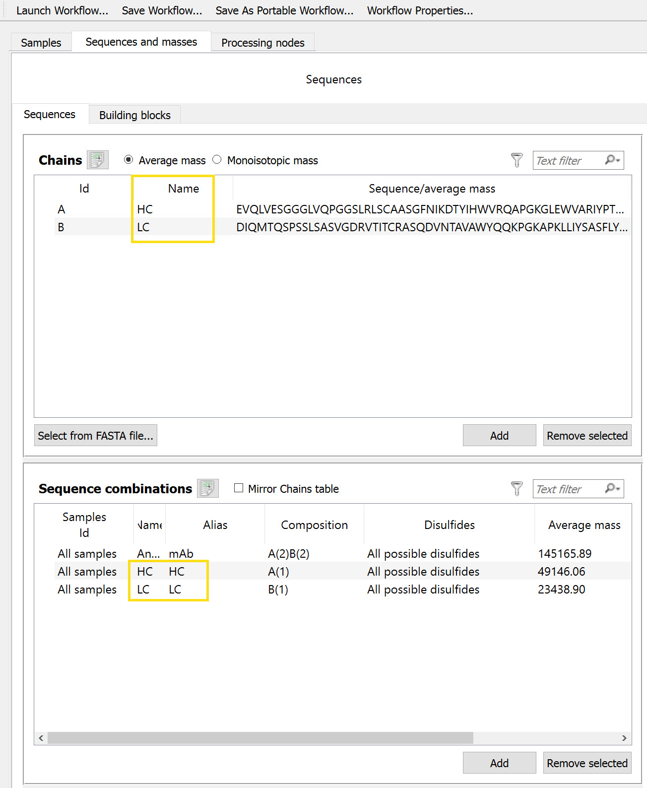 Intact Reconstruction Workflow – Protein Metrics