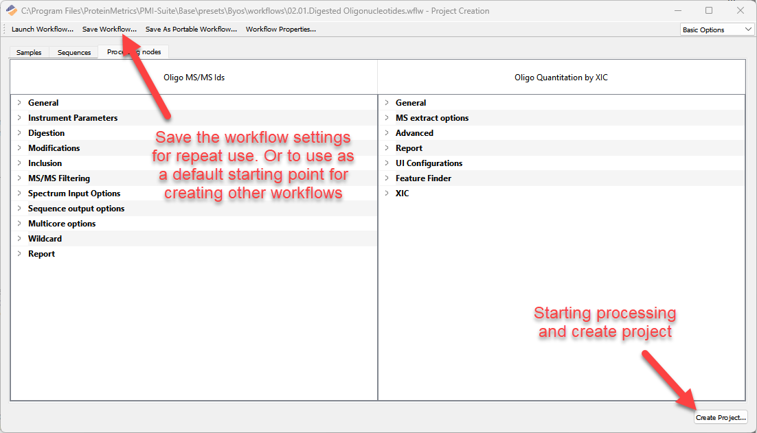 Byos Digested Oligonucleotide Workflow Setup Guide Protein Metrics