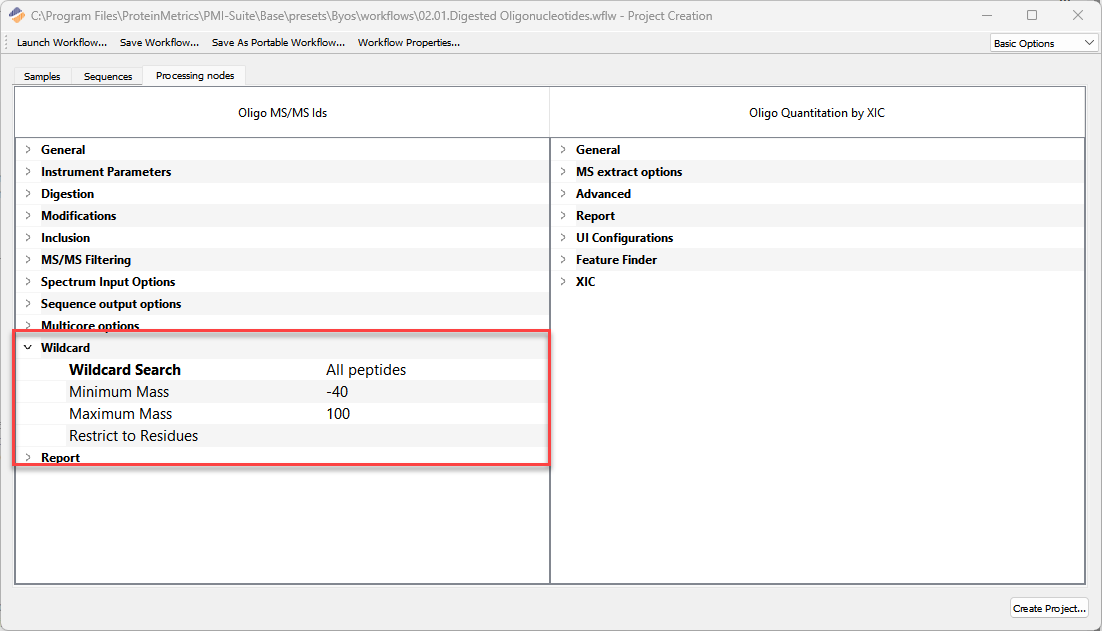 Byos Digested Oligonucleotide Workflow Setup Guide Protein Metrics