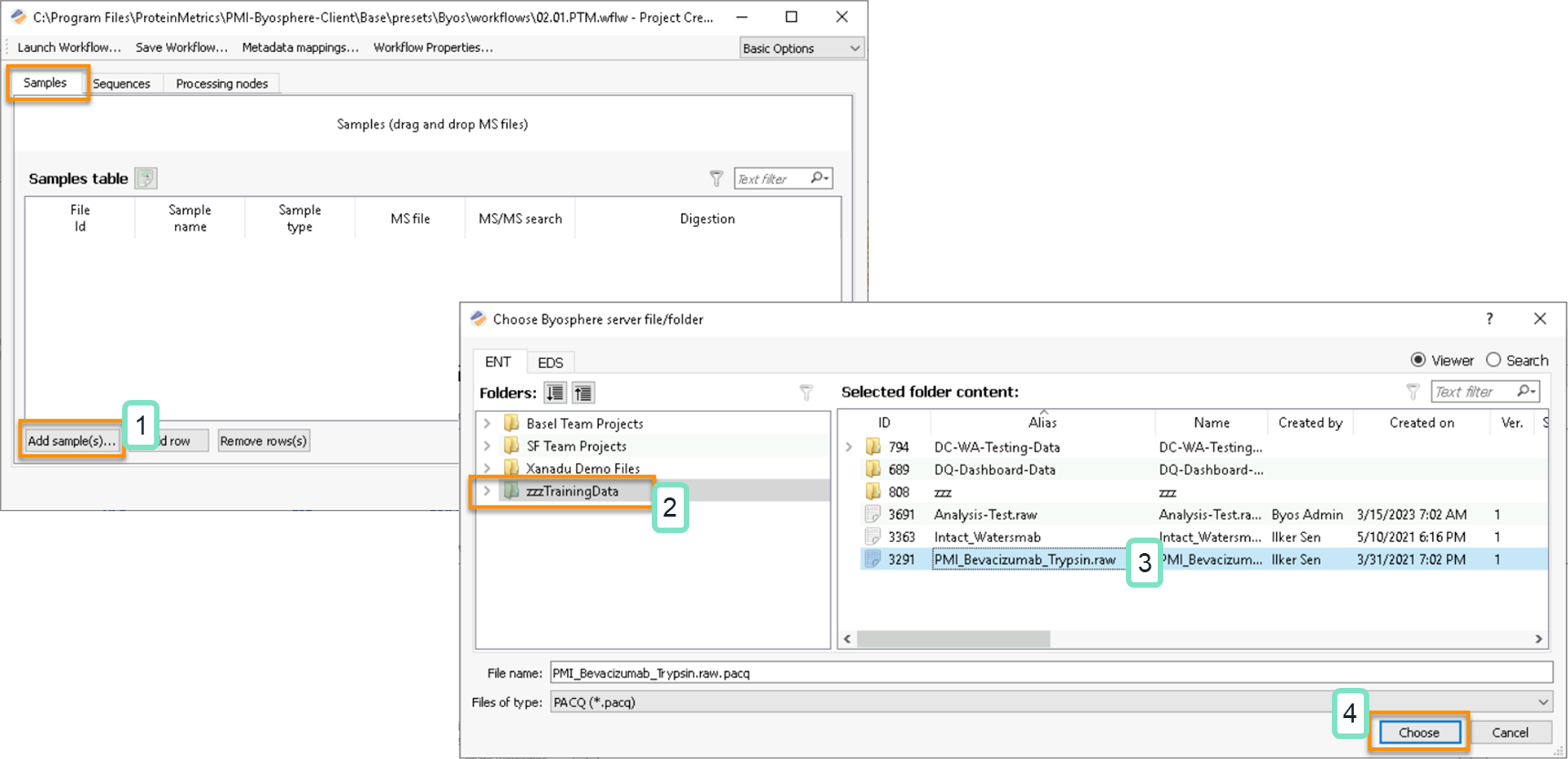 Byosphere™ First Time Running Instructions for End Users – Protein Metrics
