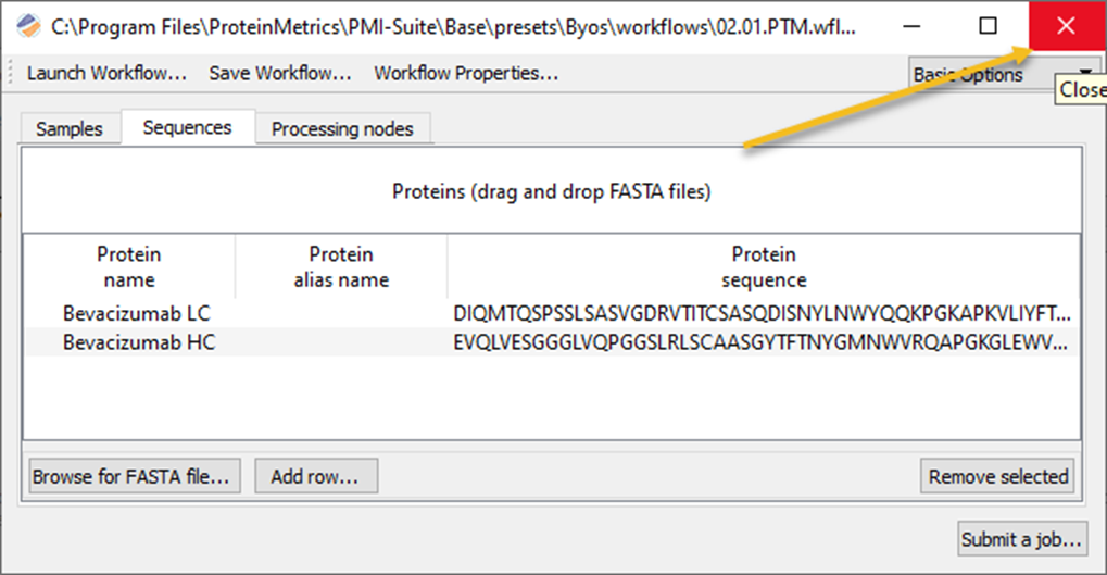 Byosphere™ First Time Running Instructions for End Users – Protein Metrics