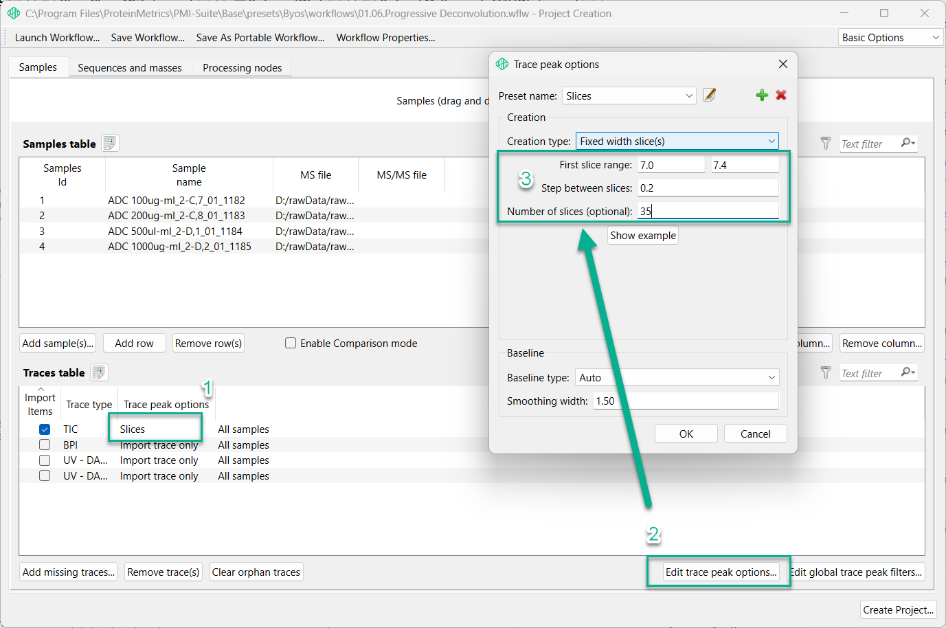 Progressive Deconvolution Workflow for Byosphere and Byos – Protein Metrics